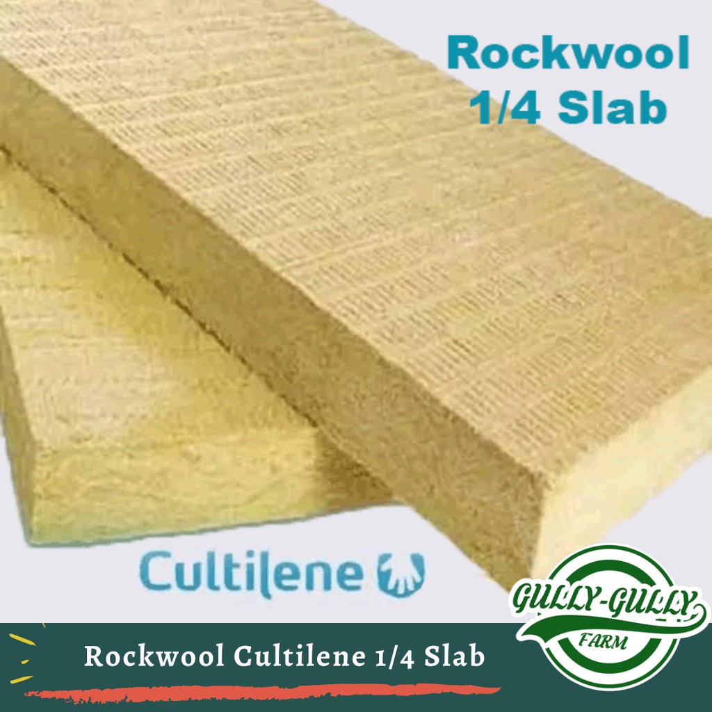 Jual Media Tanam Rockwool Cultilene 1/4 Slab Hidroponik - Rockwool ...