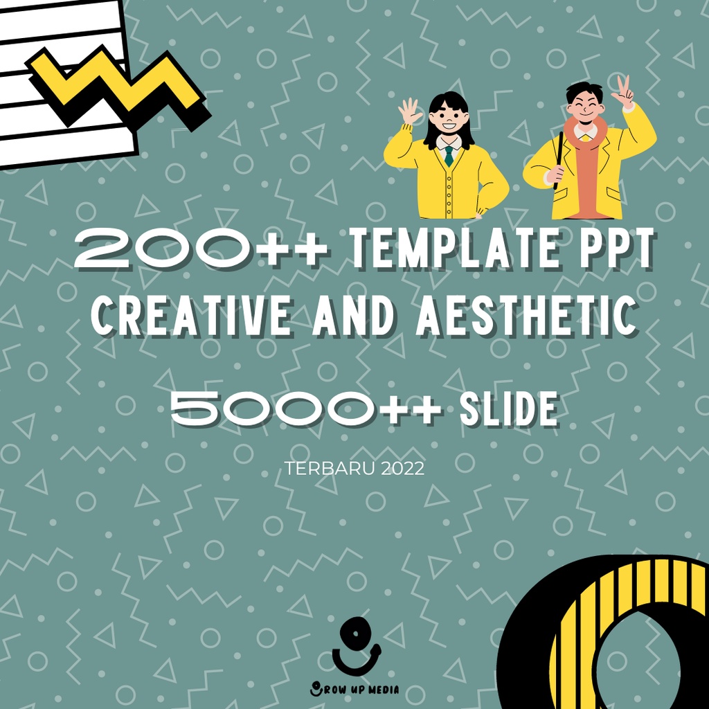 Jual TEMPLATE PPT AESTHETIC UNTUK PRESENTASI | DESIGN POWERPOINT ...