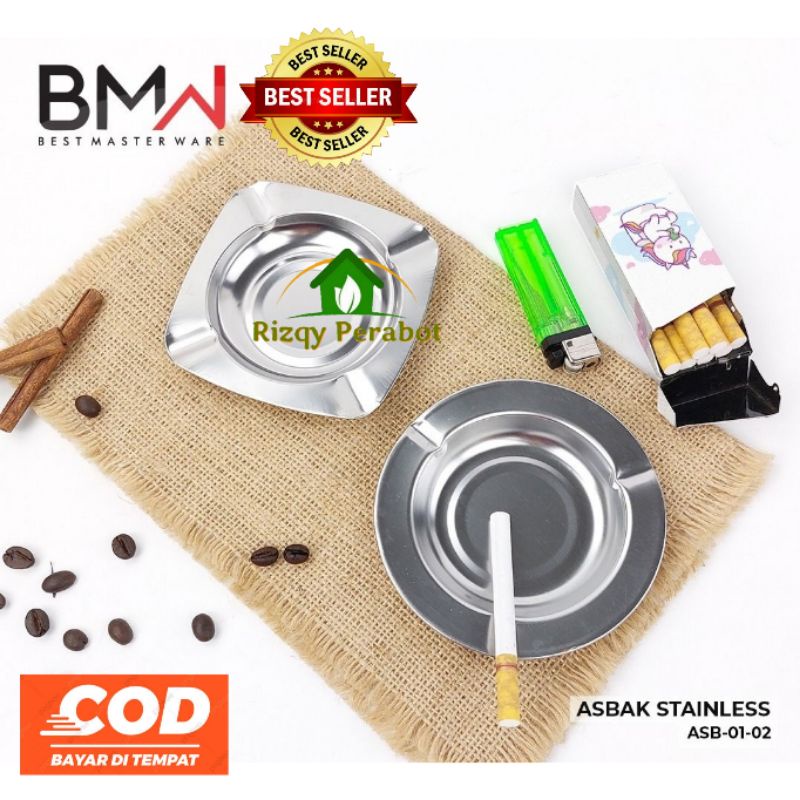 Jual Asbak Stainless/ Asbak Seng / Asbak/ Asbak Segi/ Asbak Rokok Murah ...