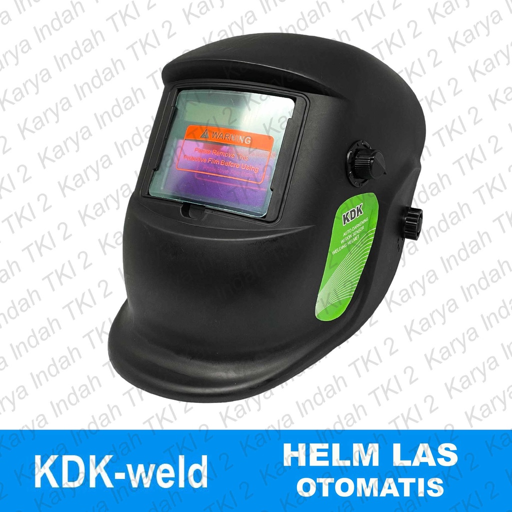 Jual Helm Las Otomatis KDK WELD Automatic Welding Helmet Kacamata ...