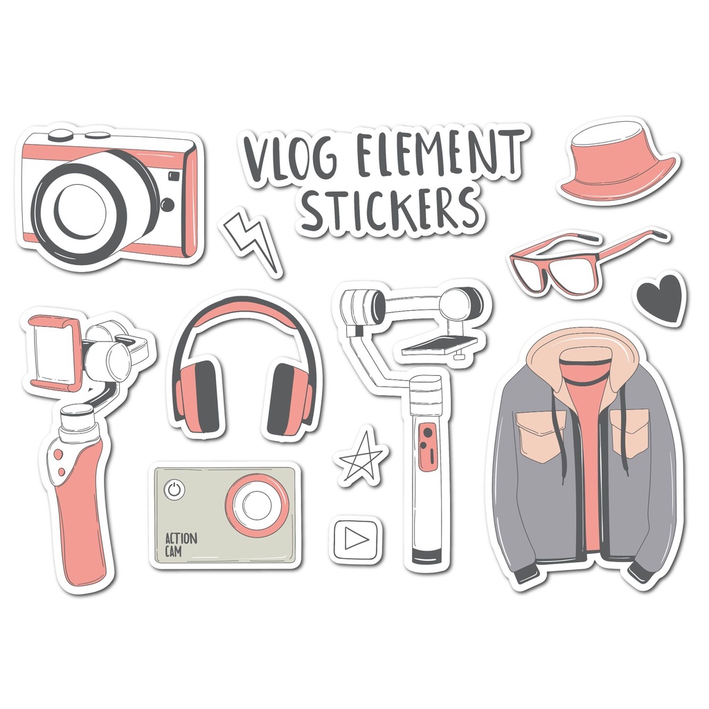 Jual Sticker Aesthetic Adventure - Content Creator - Sticker Traveling ...
