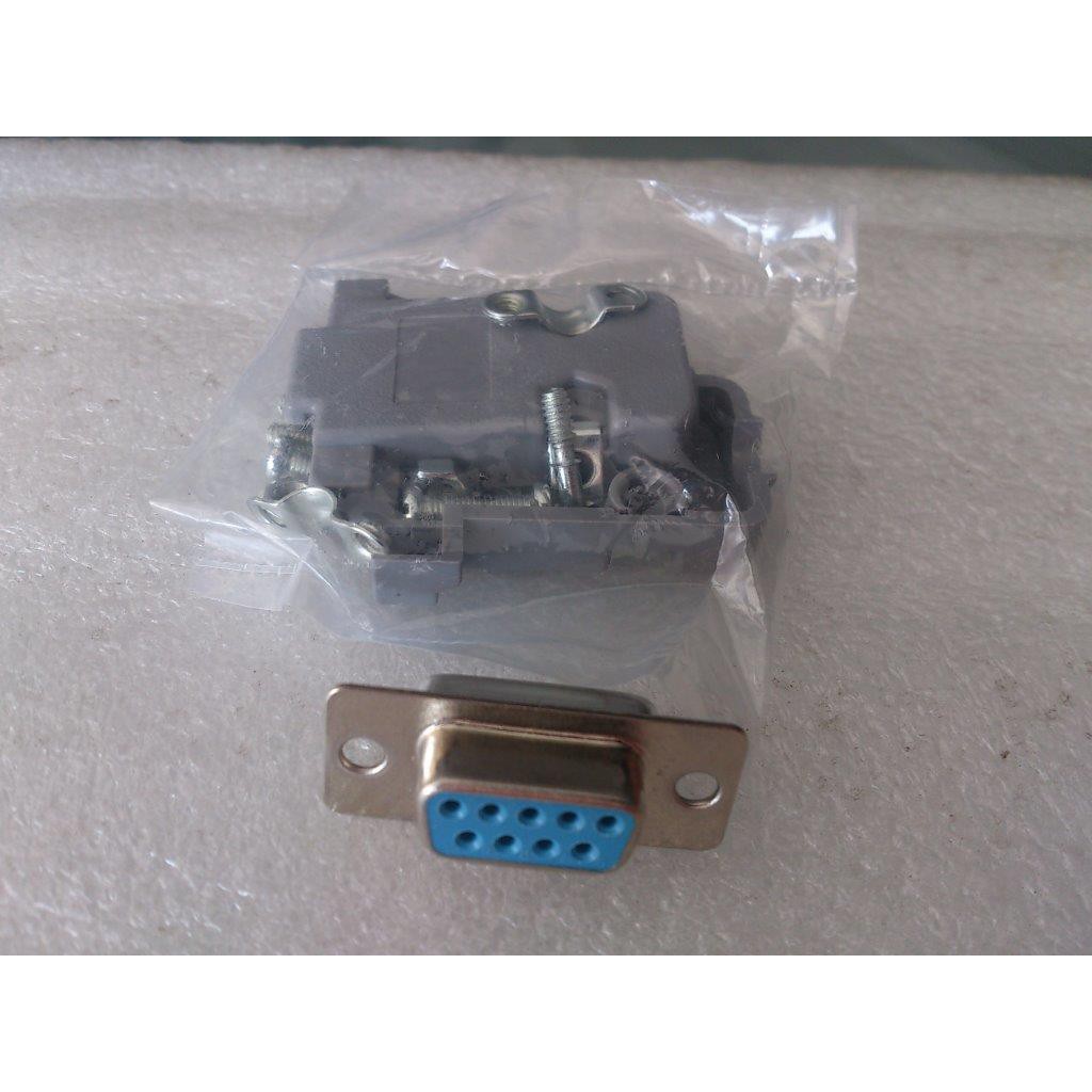 Jual Konektor / Conector / Connector VGA 9 pin 2 baris Female + Cover ...
