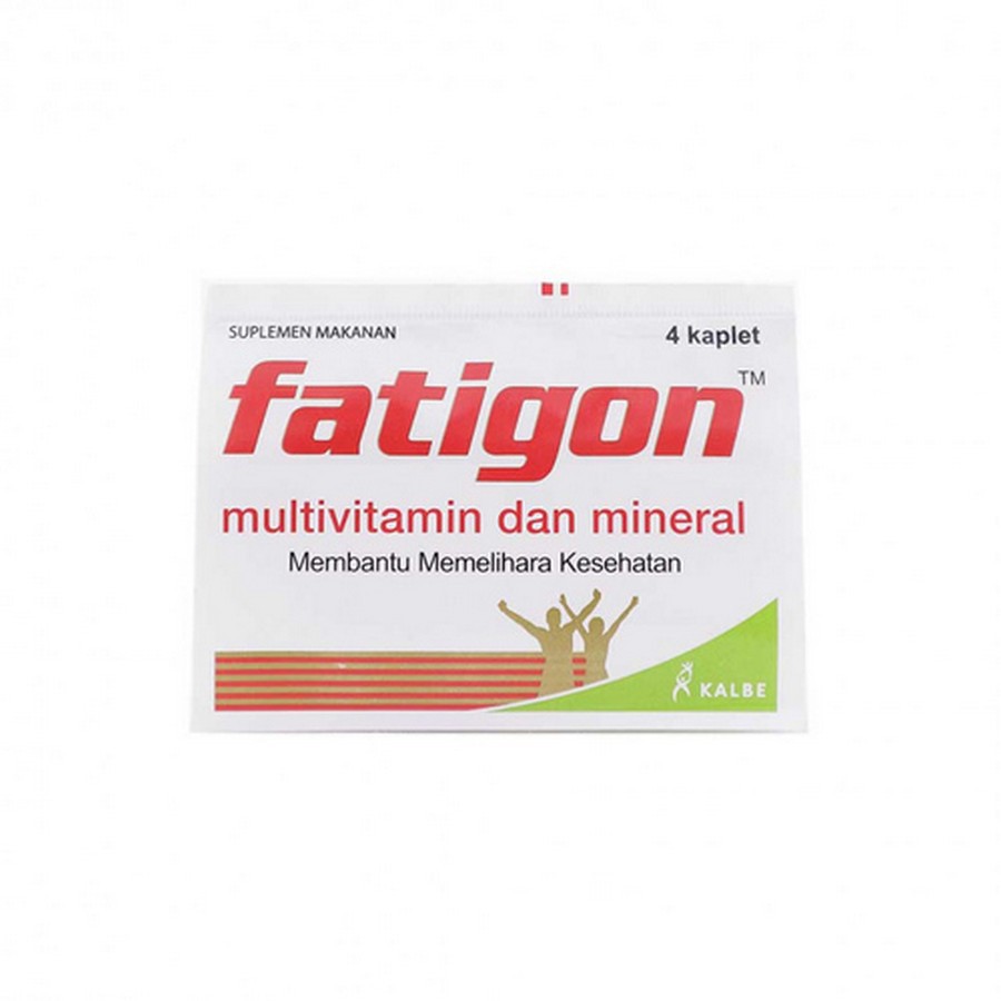 Jual FATIGON Tablet Putih Suplemen Makanan Multivitamin & Mineral 1 ...