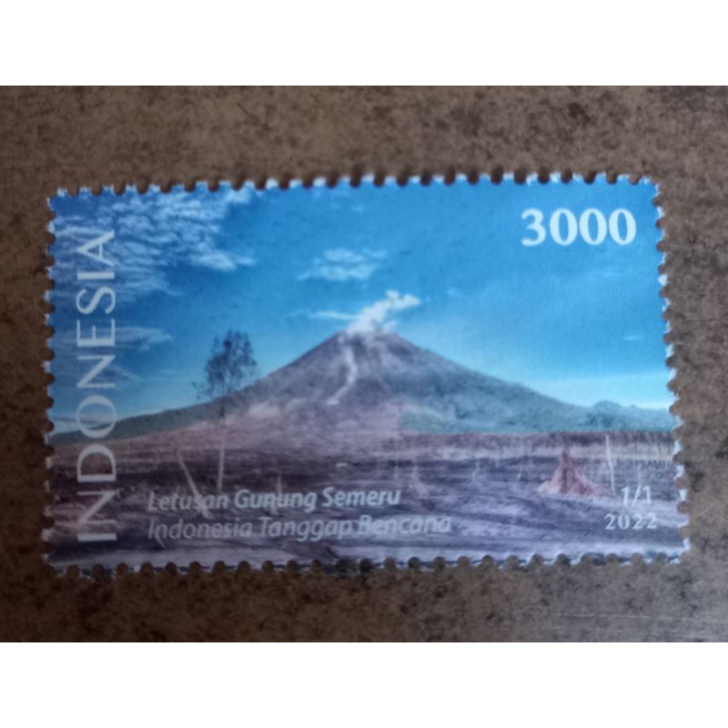 Jual Prangko Perangko Indonesia Seri Letusan Gunung Semeru 2022 ...