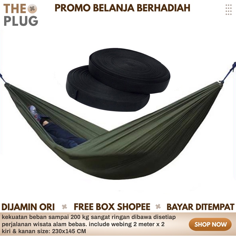Jual Hammock Ayunan Tempat Tidur Gantung Hamok Single Hammok Hemok ...
