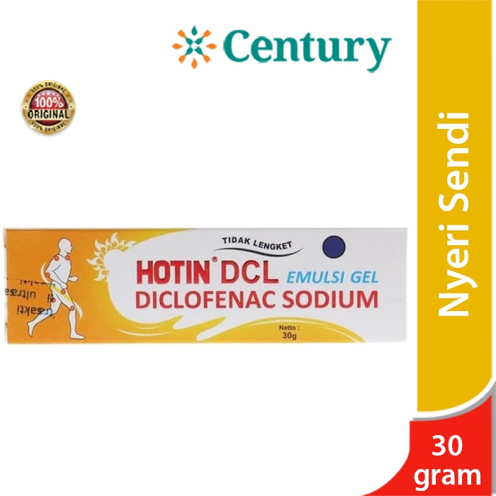 Jual HOTIN DCL EMULSI GEL 30GR/PEREDA NYERI/KESLEO/CREAM PEGAL-PEGAL ...