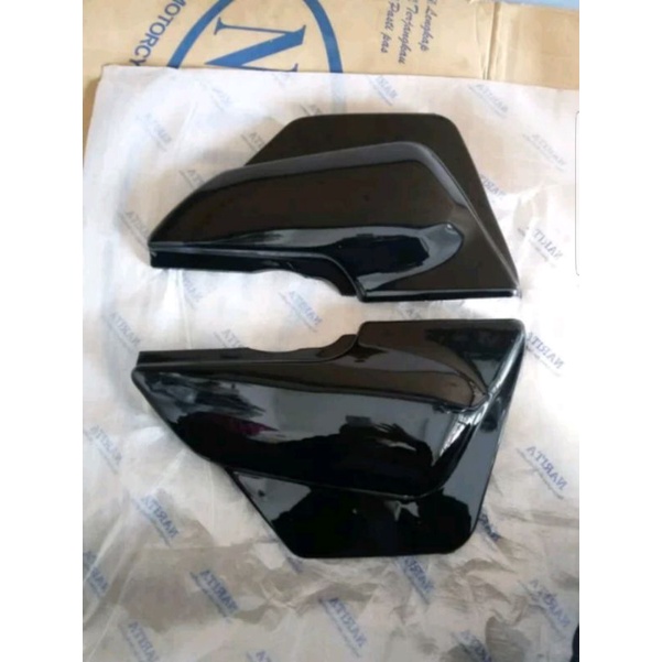 Jual Tutup Aki Thunder 125 Hitam Set Kanan Kiri | Shopee Indonesia