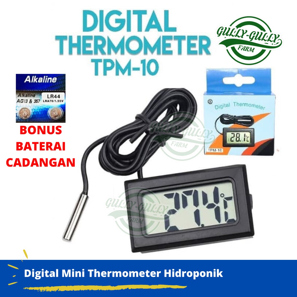Jual Mini Digital Thermometer Dengan Kabel Sensor Mesin Tetes | Shopee ...