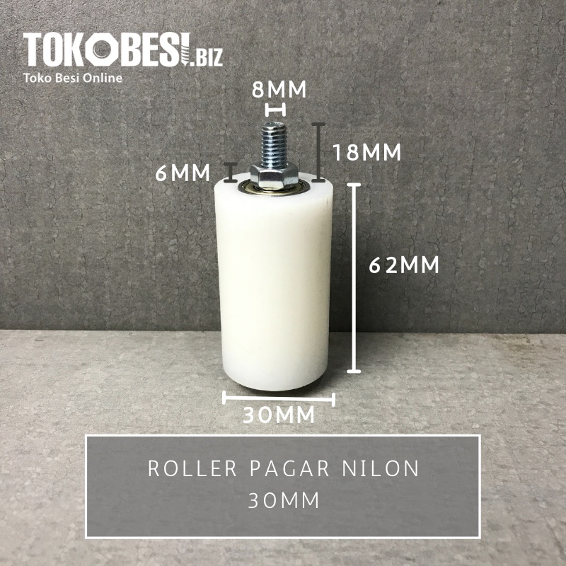 Jual Roller pagar nilon 30mm (bh) | Shopee Indonesia
