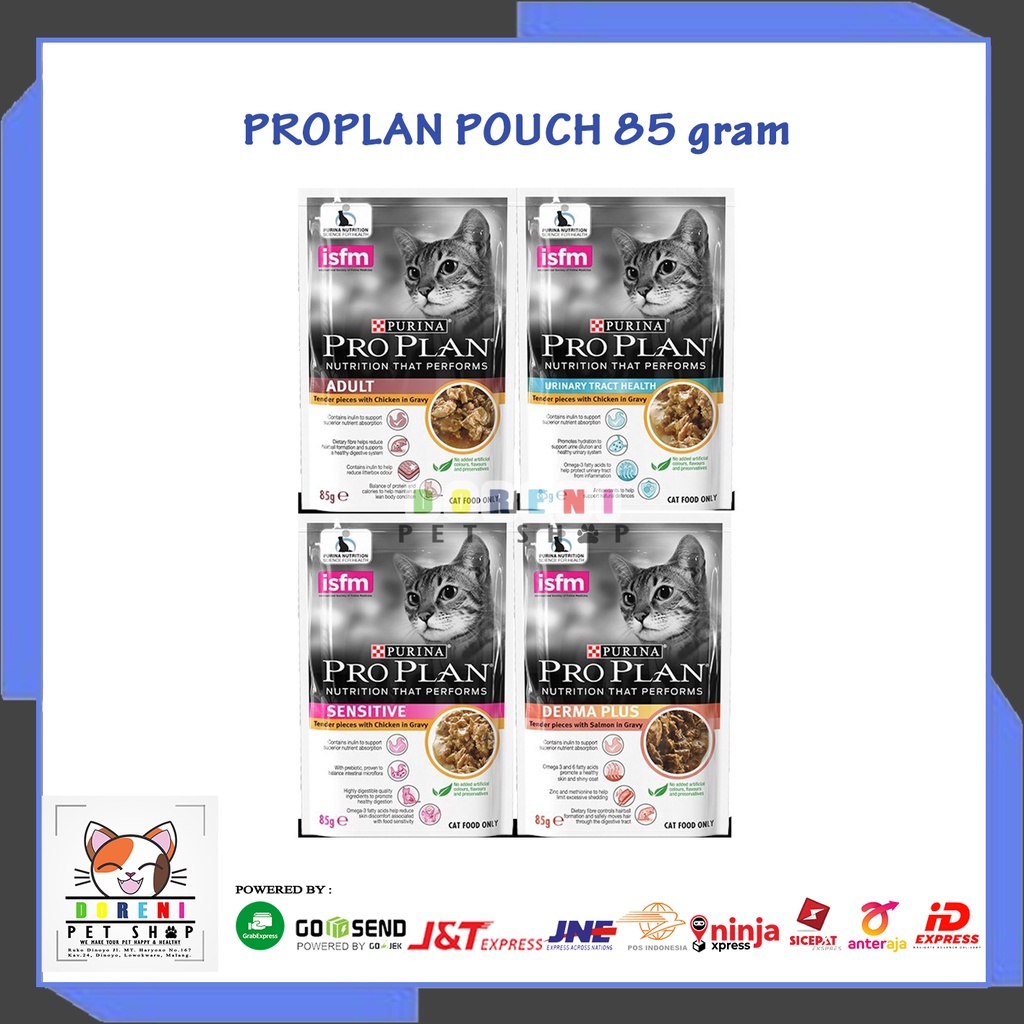 Jual Proplan Pouch 85g Makanan basah kucing | Shopee Indonesia