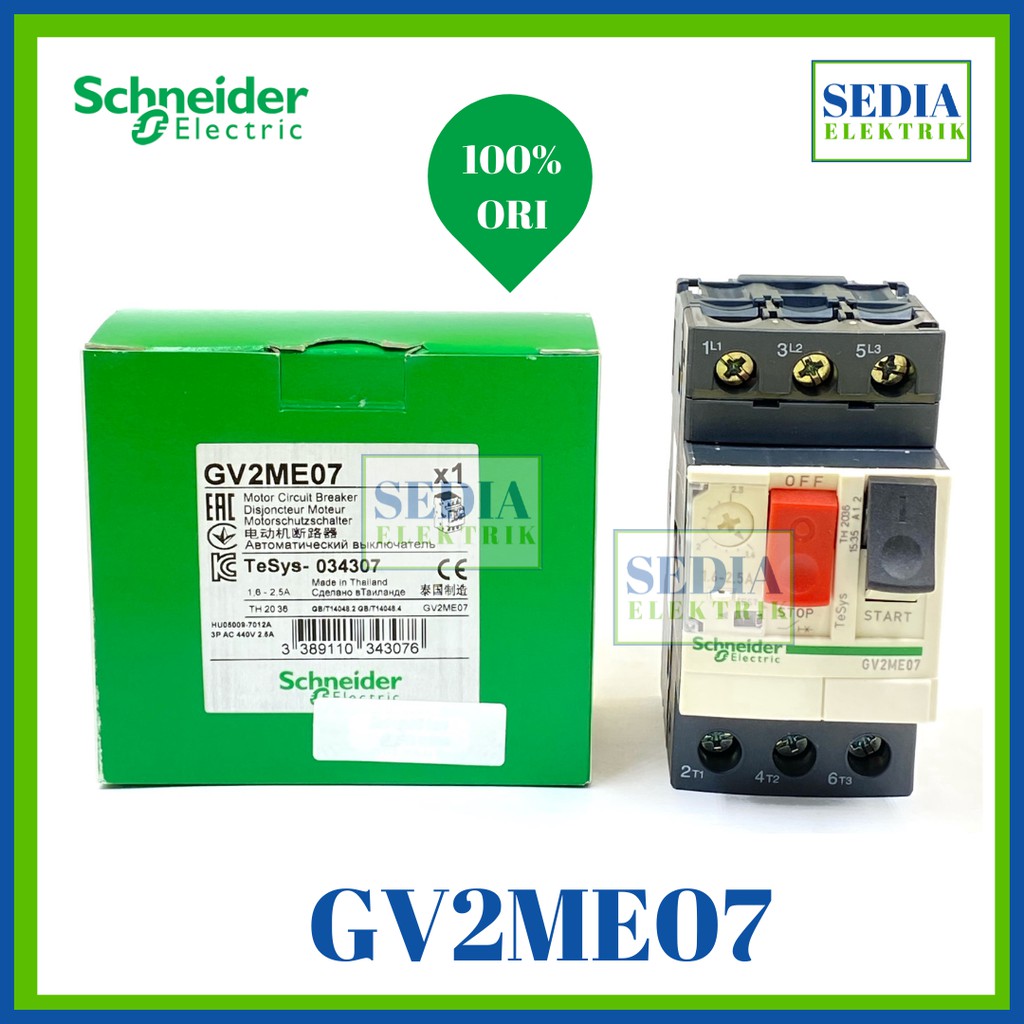 Jual Motor Circuit Breaker MCB GV2ME07 GV2 ME07 GV2 ME 07 | Shopee ...