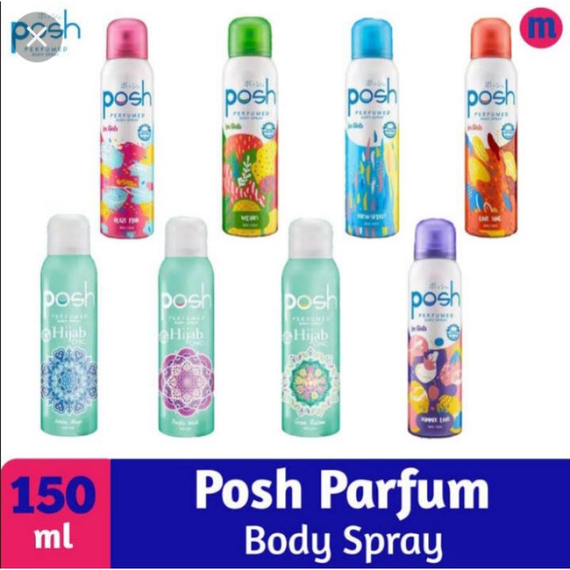 Jual posh perfumed body spray 150 ml | Shopee Indonesia