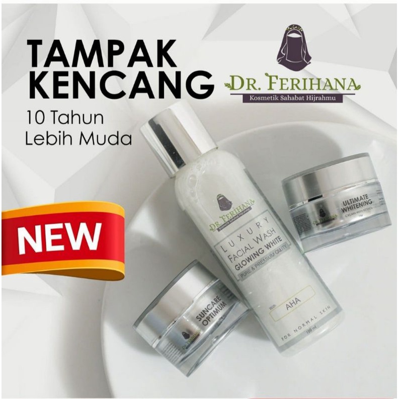 Jual GLOWING WHITE PAKET DIAMOND DR FERIHANA (FLEK, MILIA, BOPENG) | SARASDRFERIHANACOSMETICS ...
