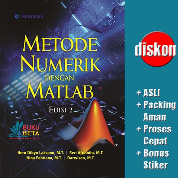 Metode Numerik Dengan Matlab Edisi 2 - Heru Dibyo Laksono | Shopee Indonesia