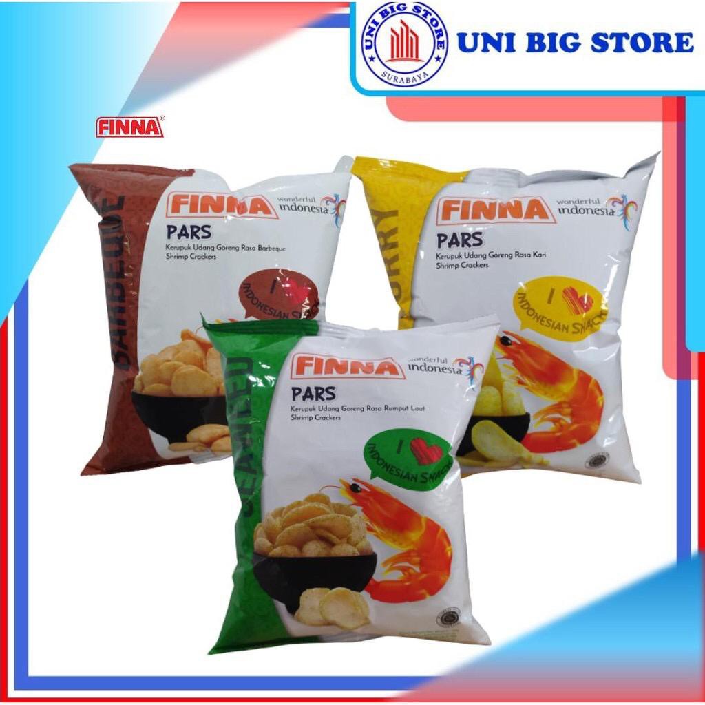 Jual FINNA Pars Kerupuk Snack Udang Seaweed - BBQ - Curry 40 gr ...