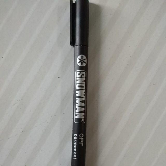 Spidol OHP Snowman OPM Permanent (Medium) / Pulpen Snowman OHP OPM ...