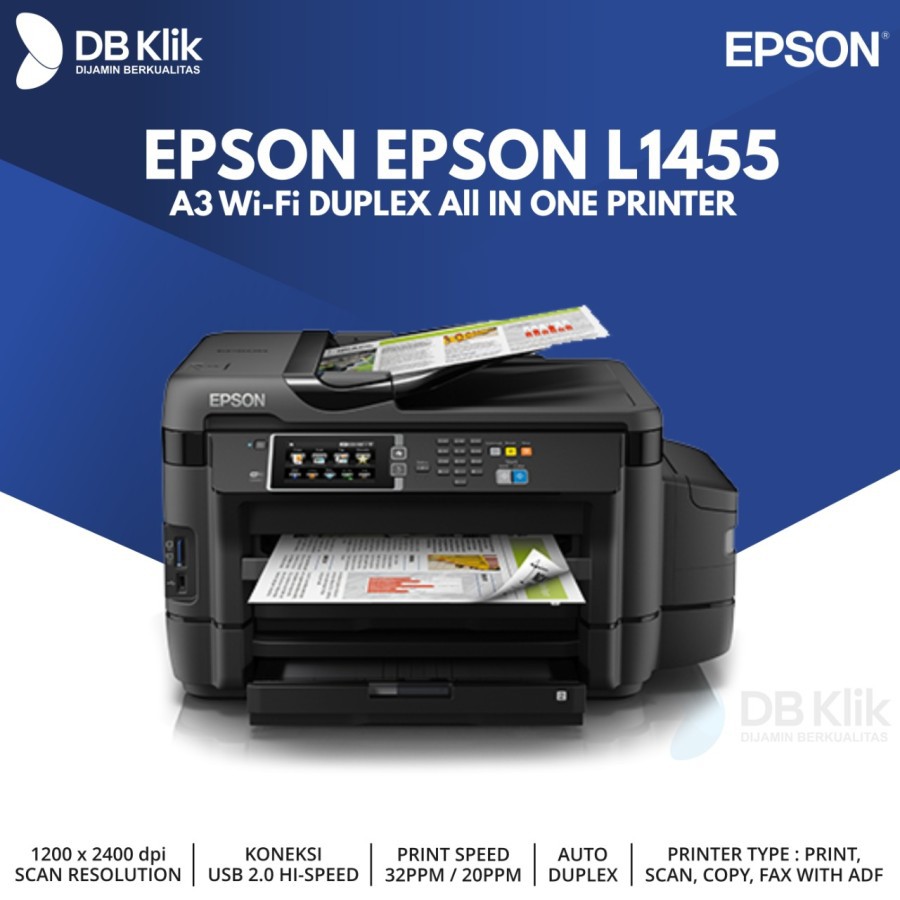 Jual Printer EPSON L1455 A3 Wi-Fi Duplex All in One - EPSON L1455 Ink ...