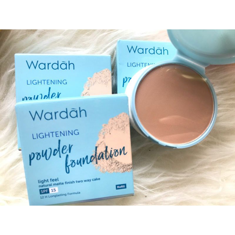 Jual Wardah Lightening Powder Foundation Refill | Shopee Indonesia