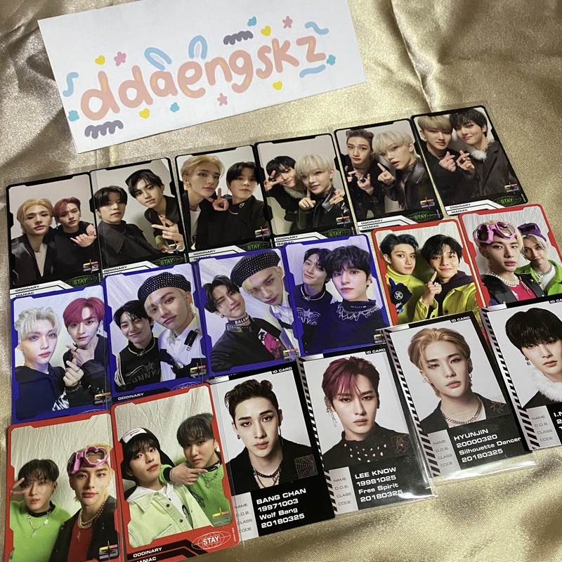 Jual stray kids oddinary trading card unit TC ID card photocard pc ...