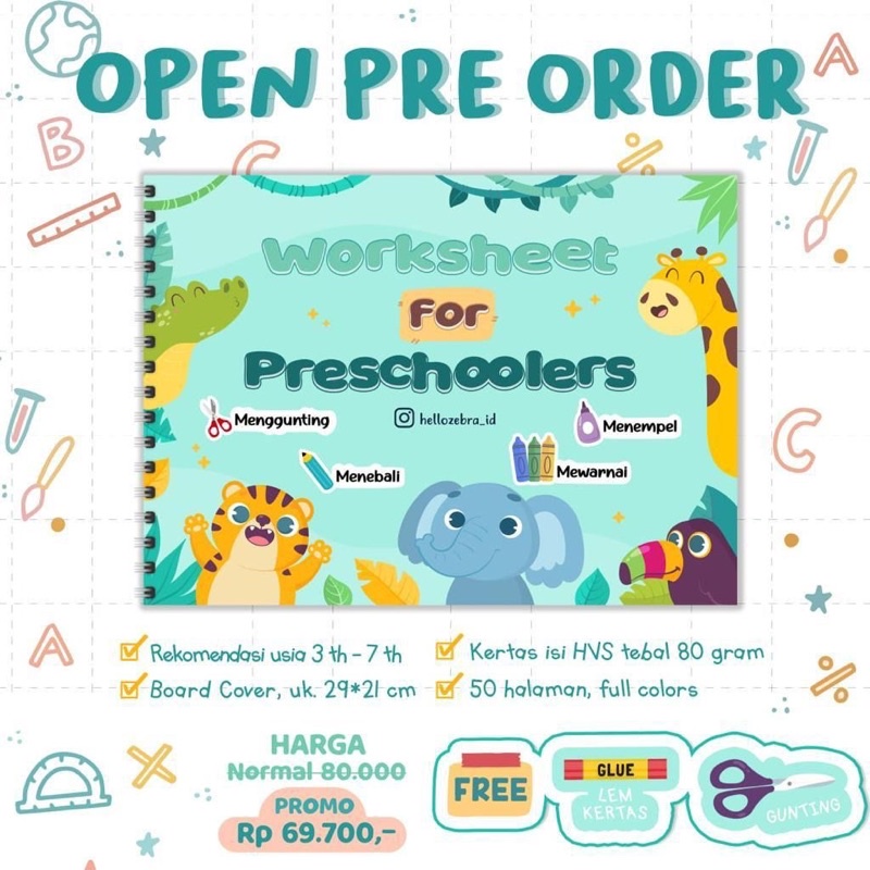Harga Worksheet Preschoolers Terbaru Jun 2025 | BigGo Indonesia