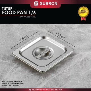 Jual [HANYA TUTUP] SUBRON Tutup Food Pan Tutup FoodPan Gastronom Stainless TUTUP FOOD PAN ATF-1 ...