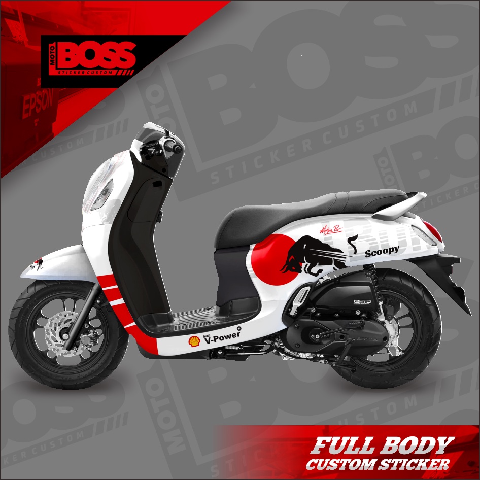 Jual Decal Stiker Sticker Honda Scoopy 2021 2022 Full Body Dekal Stiker ...