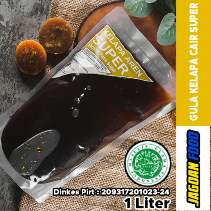 Jual 1000ml GULA MERAH AREN CAIR kemasan ekonomis 100% HALAL 100% ...