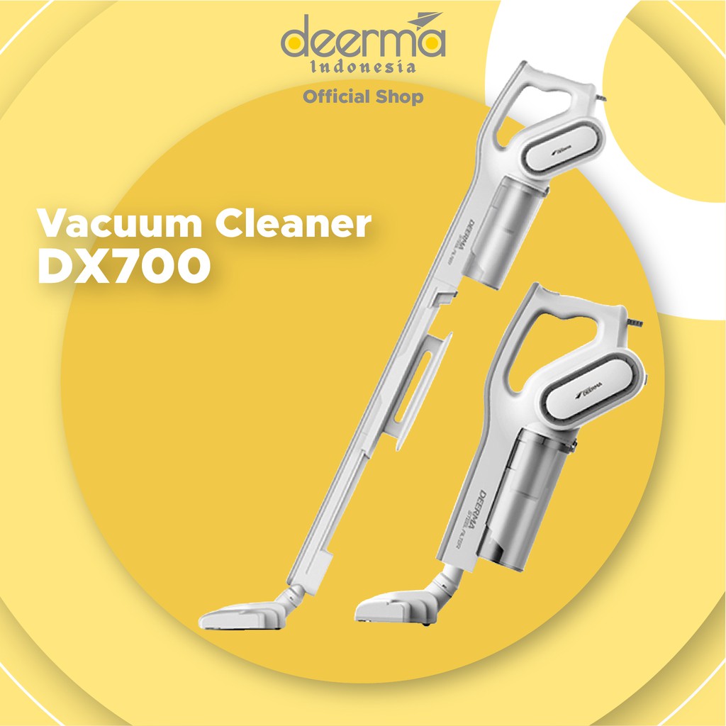Deerma DX700 2-In-1 Handheld Vacuum Cleaner home penyedot debu | Shopee ...