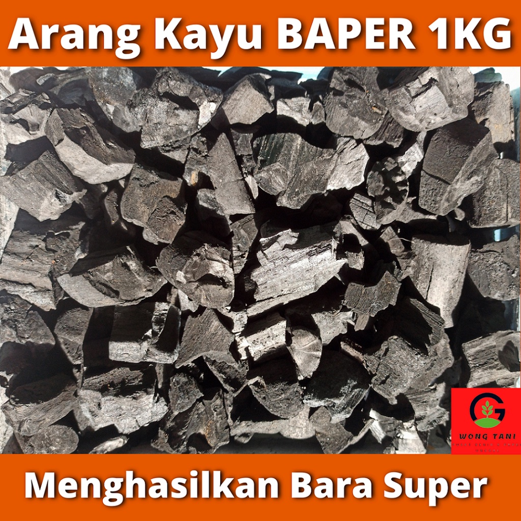 Jual Arang Kayu Bakar Untuk Sate 1KG ARENG BAPER (Bara Super) Indonesia|Shopee Indonesia