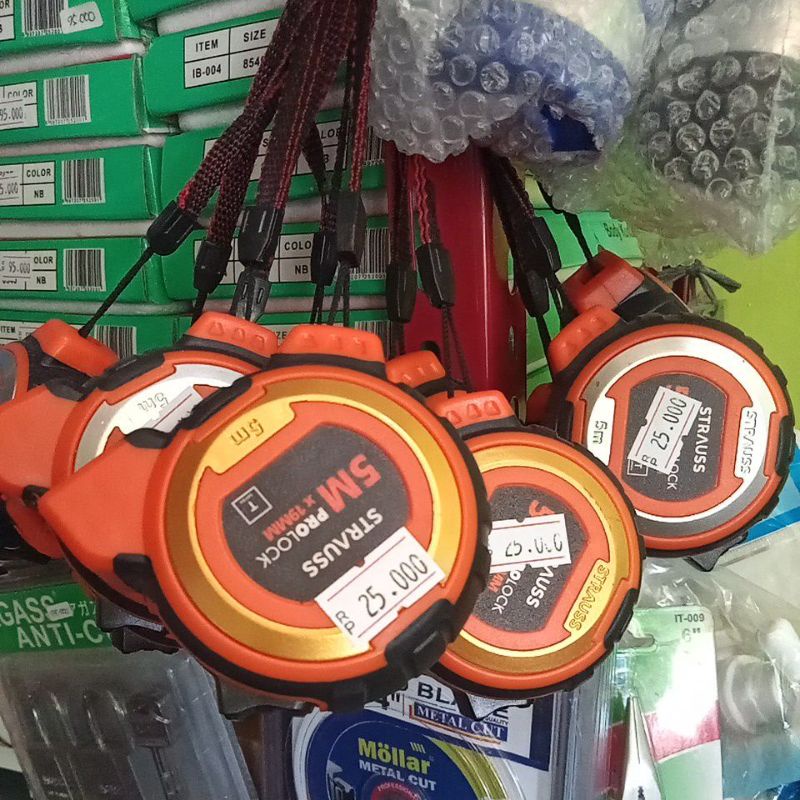 Jual METERAN TUKANG MERK STRAUSS 5 METER | Shopee Indonesia