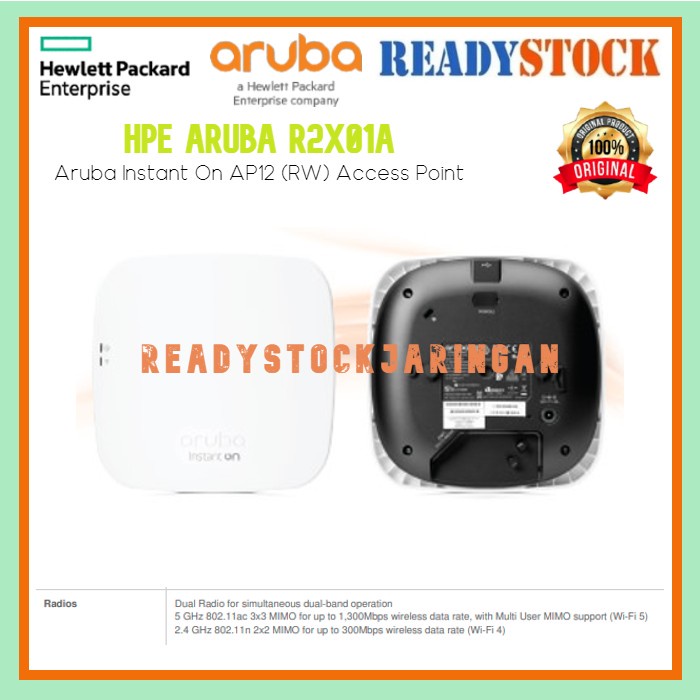 Jual HPE ARUBA R2X01A Instant On AP12 (RW) Access Point | Shopee Indonesia