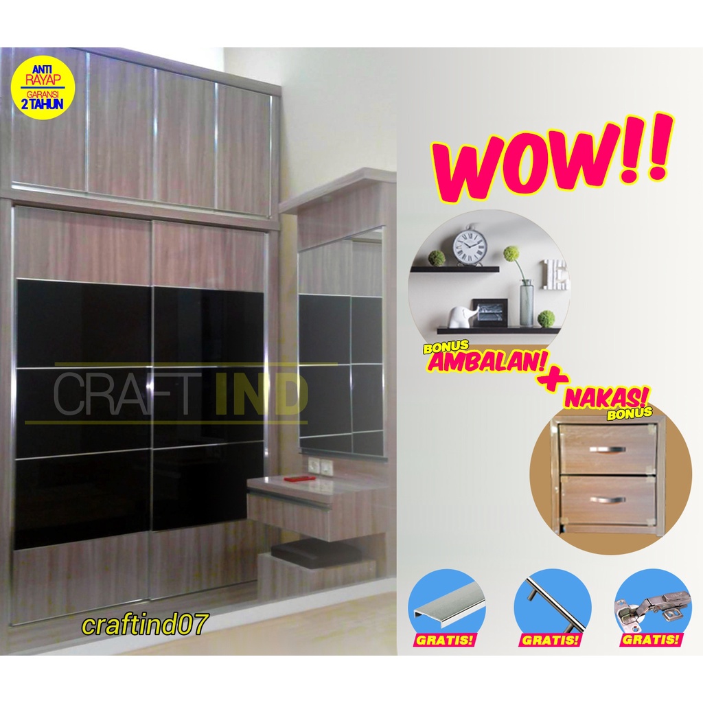 Jual LEMARI PAKAIAN MURAH | LEMARI CUSTOM | LEMARI PAKAIAN MINIMALIS ...