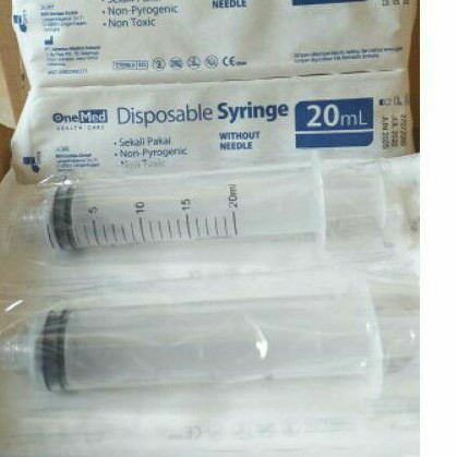 Jual spuit 20 cc/ alat suntik/disp syringe | Shopee Indonesia