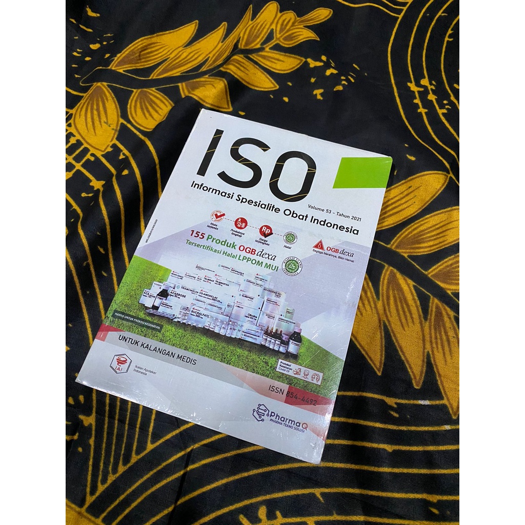 Jual Buku ISO 2021 VOLUME 53 TAHUN (INFORMASI SPESIALITE OBAT INDONESIA ...