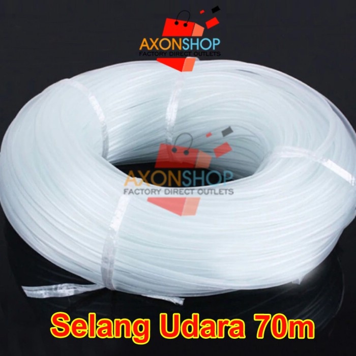 Jual Selang Aerator Udara Elastis 1 ROLL Silicone Airasi Aquarium Ikan ...