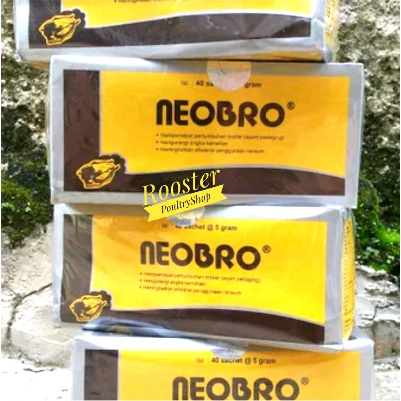 Jual NEOBRO 1 DUS ISI 40 SACHET Vitamin Ayam Boiler | Shopee Indonesia