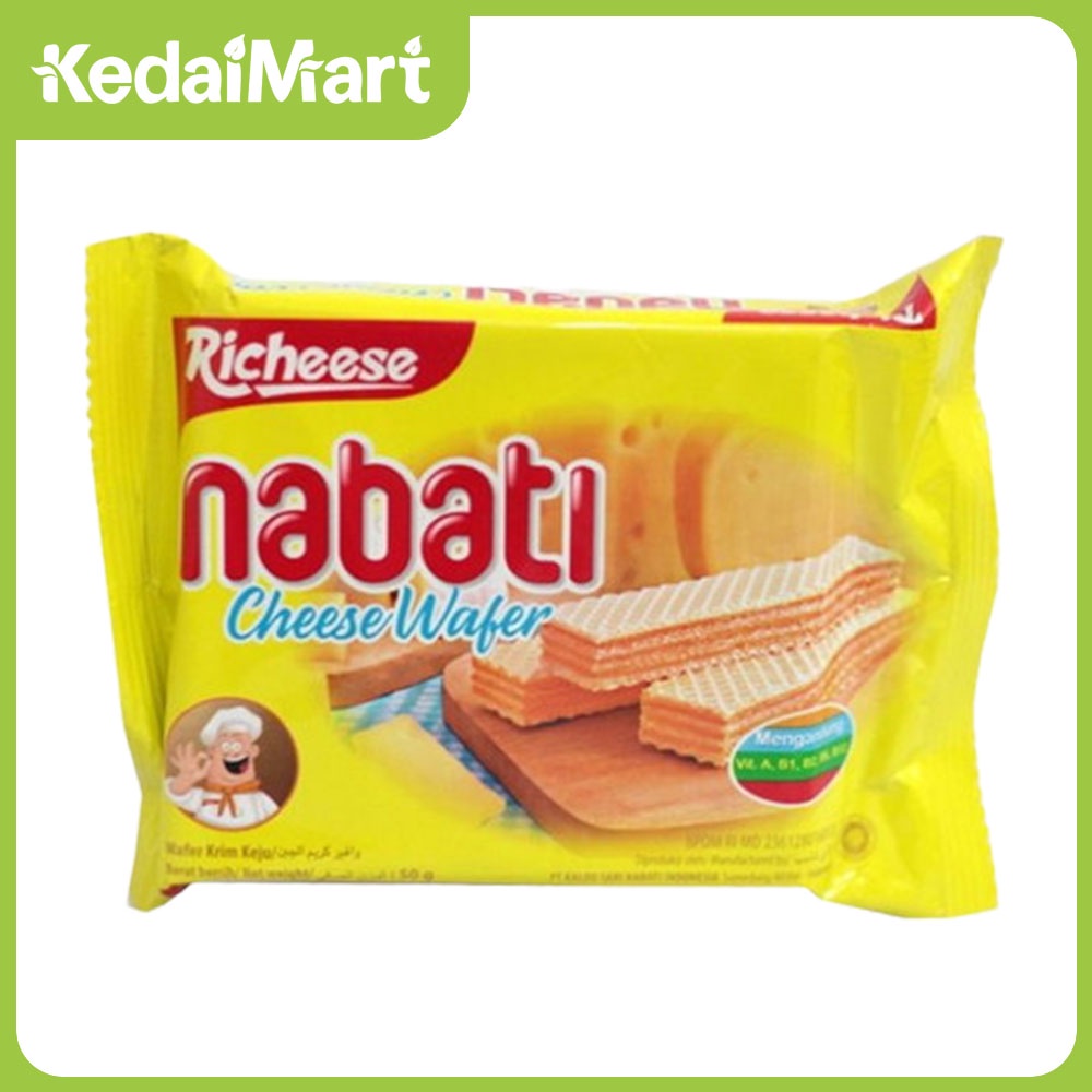 Jual Richeese Nabati Wafer Keju 50 Gram | Shopee Indonesia