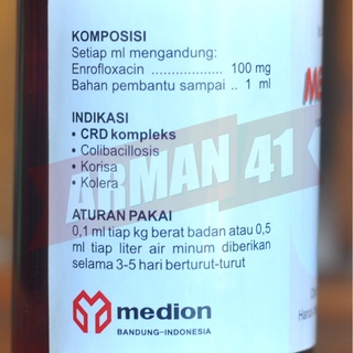 Jual Obat Ayam CRD Kompleks MEDIFLOX 1 lt MEDION | Shopee Indonesia