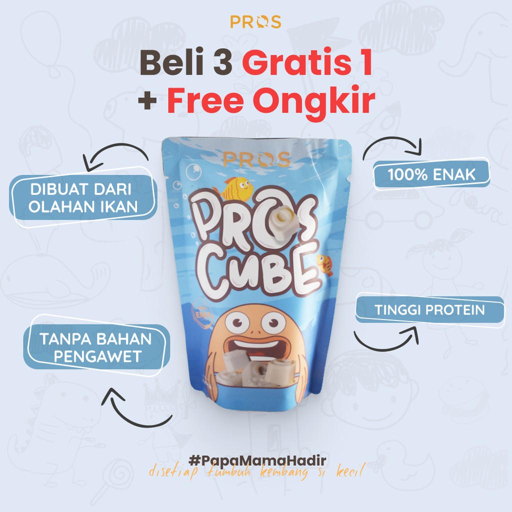 Jual PROS CUBE RASA WHITE DELIGHT ISI 10PCS (SNACK PROTEIN & SNACK ...
