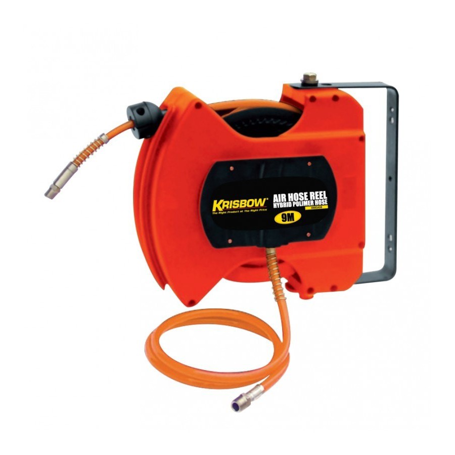 Jual Automatic Air Hose Reel KRISBOW 15M Hybrid Poli 10085431 | Shopee Indonesia