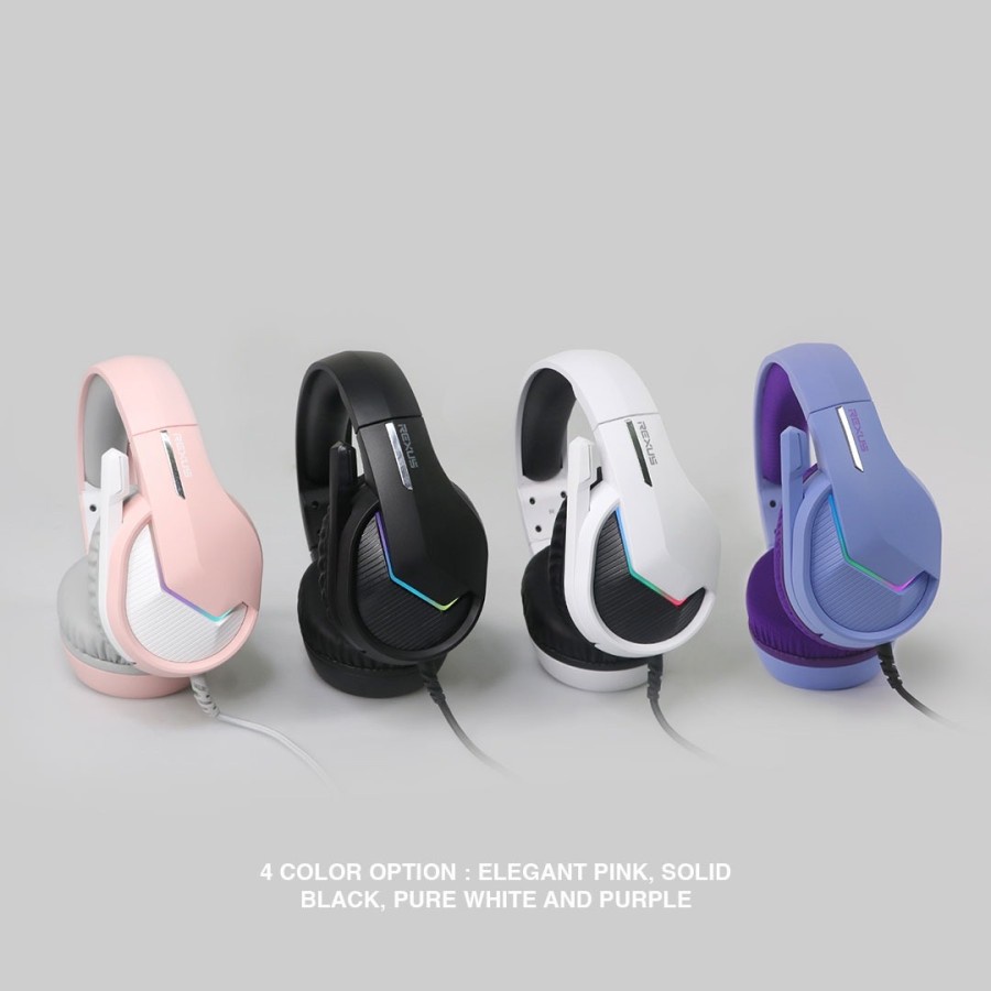 Jual Rexus F80 Gaming Headset RGB Led Light Jack 3.5 mm Vonix | Shopee ...