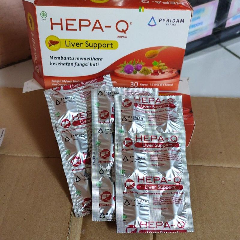 Jual Hepa-Q Kapsul - Harga paket per(3) strip = 18 kapsul - Suplemen ...