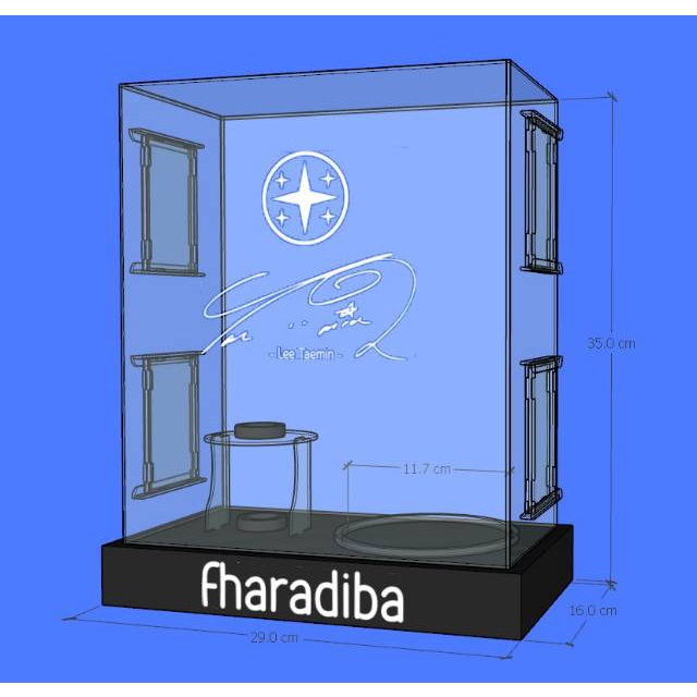 Jual Box Lightstick Akrilik Custom / Box Lightstick Akrilik x Kardus ...