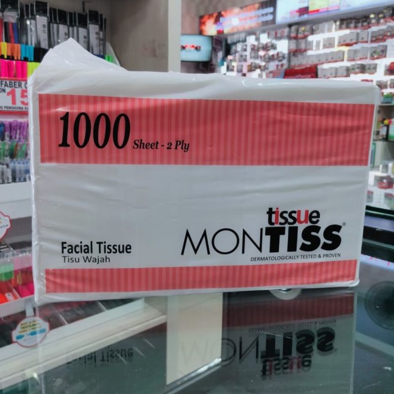 Jual MONTISS 1000 SHEET tissue tisu tissu Murah Jumbo besar Ruang Tamu ...