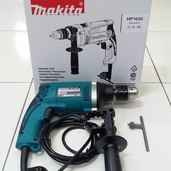 Jual Makita HP1630 Bor Tangan 13mm bisa bor beton dan bolak balik hp 1630 | Shopee Indonesia