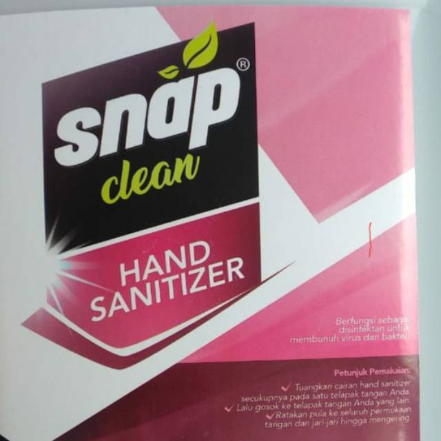Jual Hand sanitizer 4 liter SnaP clean Indonesia|Shopee Indonesia