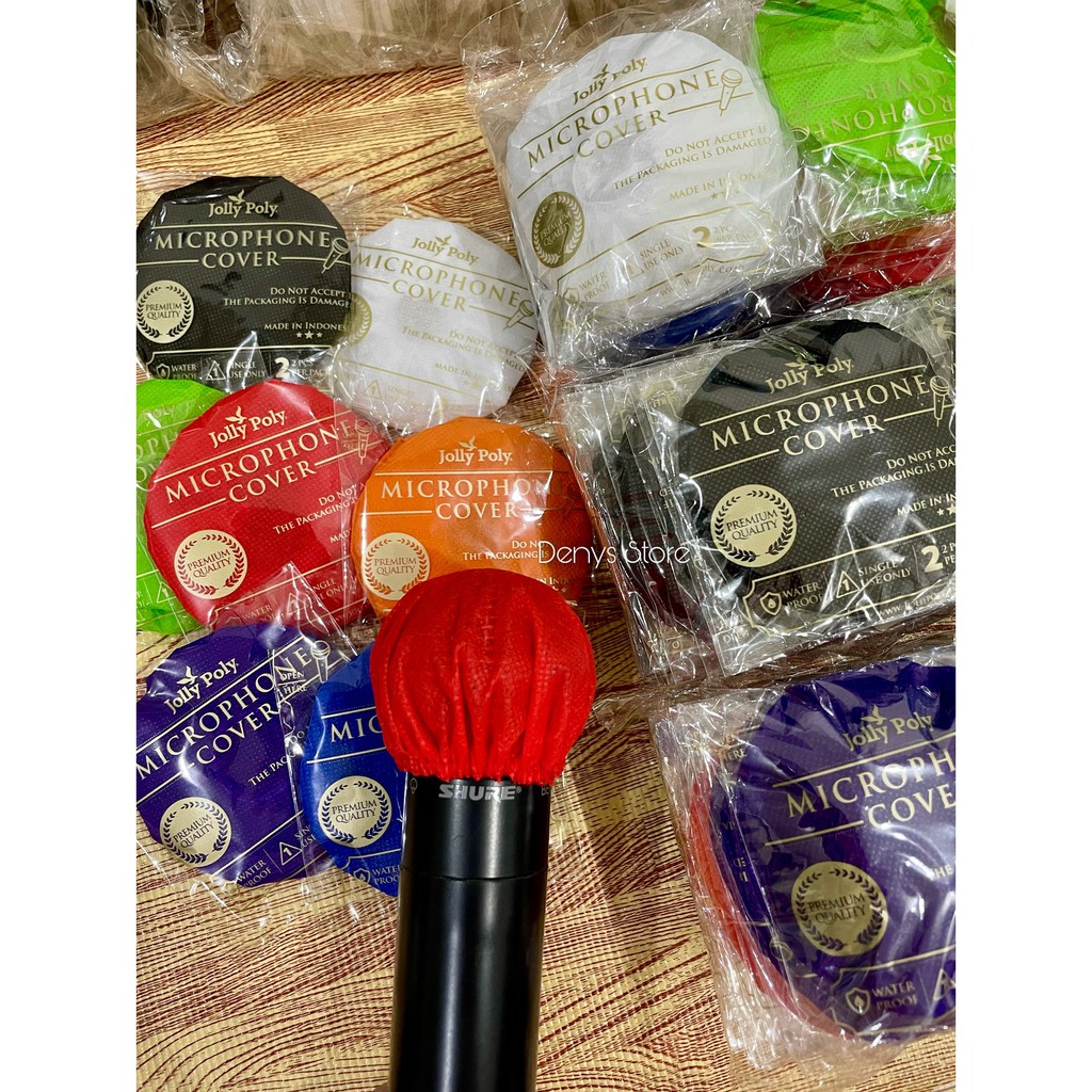 Jual COVER MIC 100pcs JOLLY POLY MURAH / SARUNG MIC / PELINDUNG MIC ...