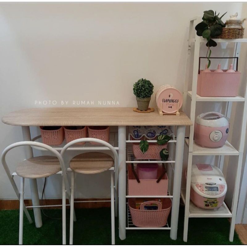 Jual Meja Makan Orbit 2 kursi | Shopee Indonesia