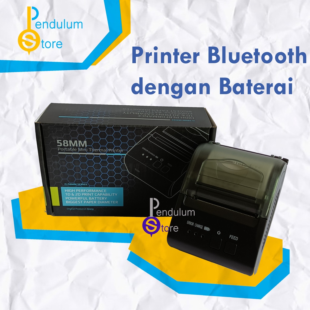 Jual Printer Thermal Bluetooth Zjiang POS 5809 / IWARE ZJ-5809II 58mm -069 | Shopee Indonesia