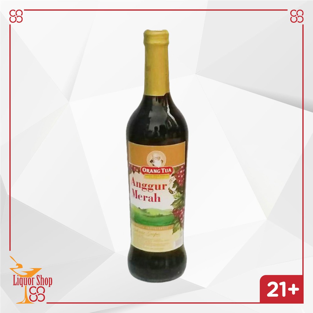 Jual Anggur Merah Gold 620Ml Cap Orang Tua | Shopee Indonesia